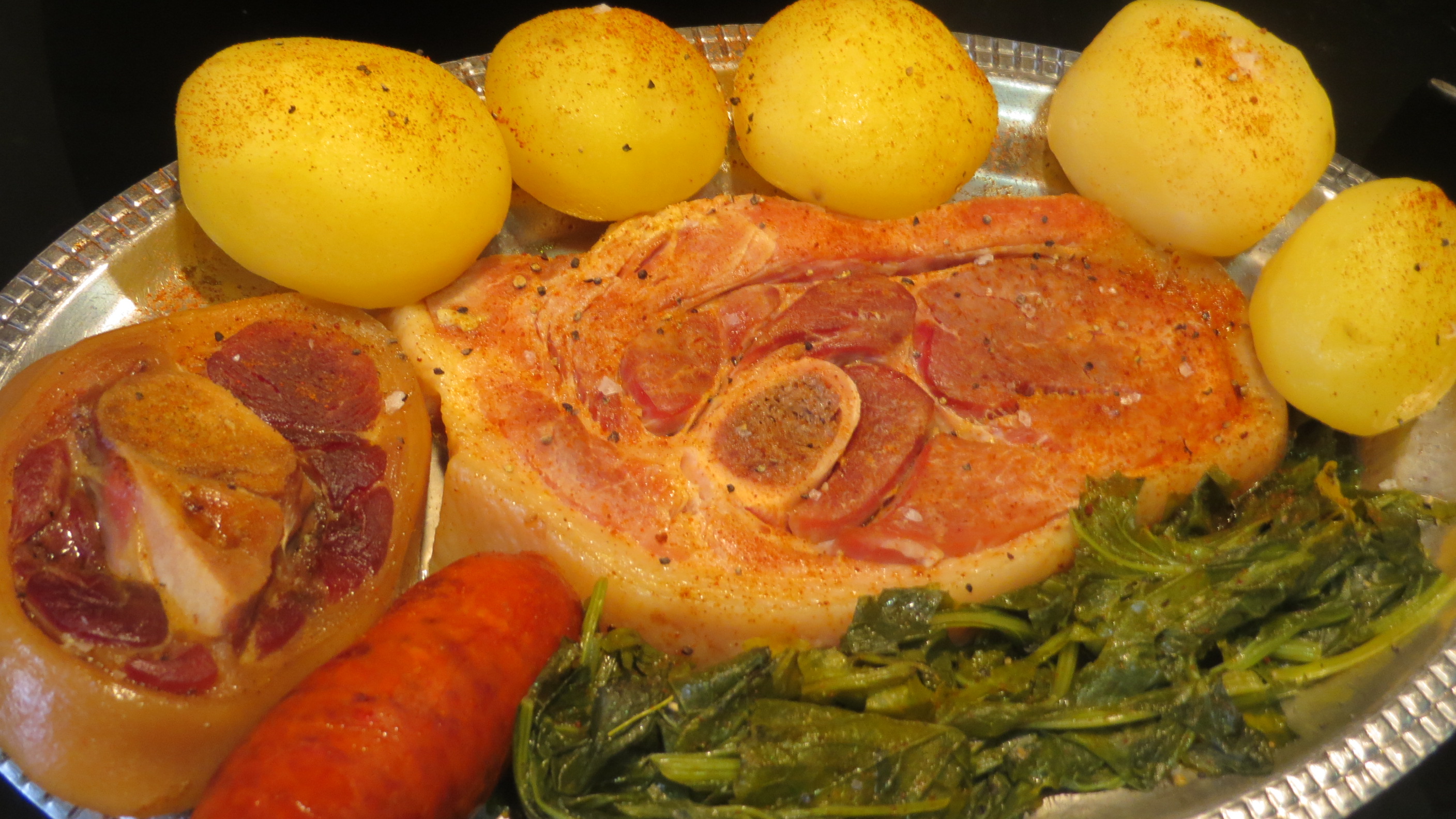 Jugando con fogones Receta de lacón con grelos - Jugando con fogones