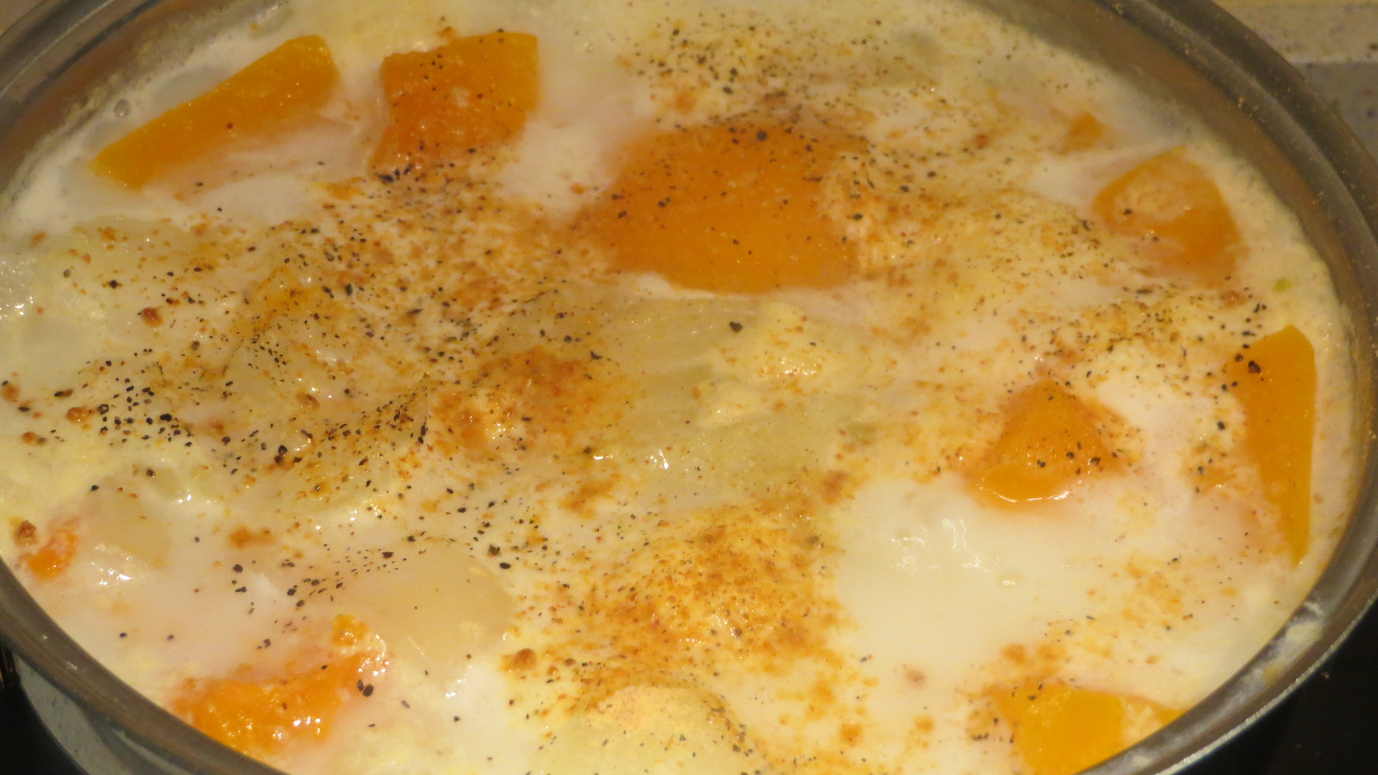 Jugando con fogones Receta crema de calabaza con patata, jengibre ...