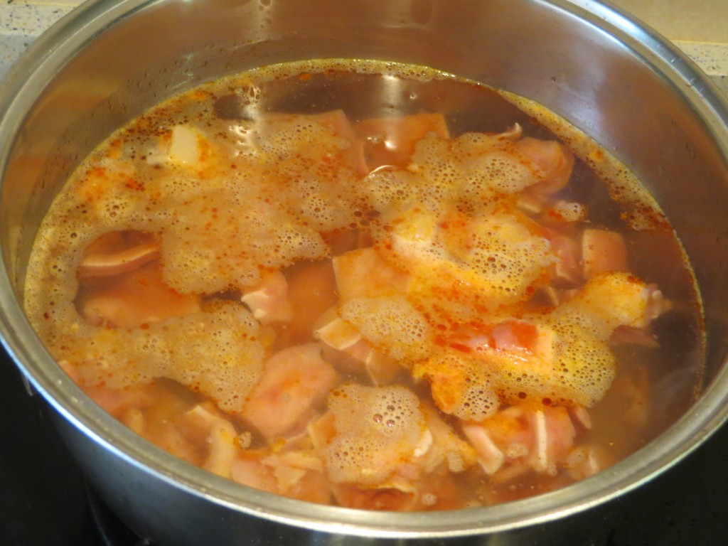 Jugando con fogones Receta oreja de cerdo a la gallega - Jugando con ...